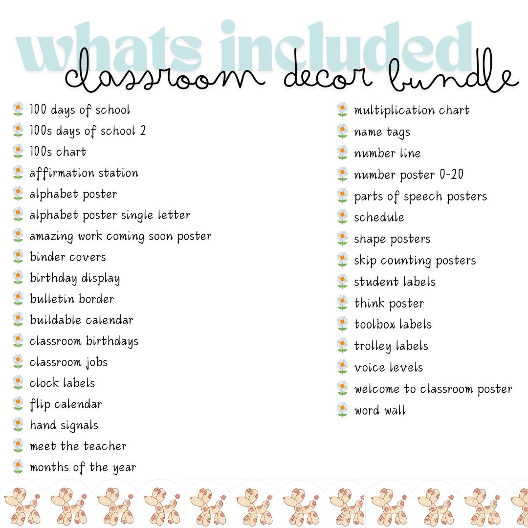 Groovy Vibes Theme Classroom Decor Bundle Teacher Classroom Decor Retro ...