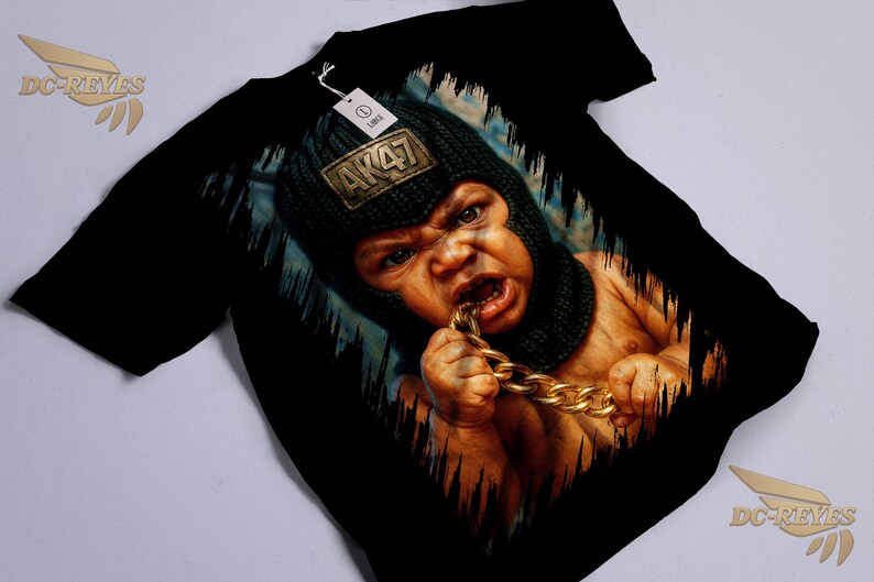 Mini Gangsta Pack – 4 PNG Halftone Designs for DTF T-shirts | Street ...