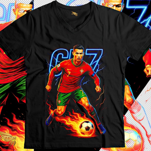 Cristiano Ronaldo T Shirts - Etsy