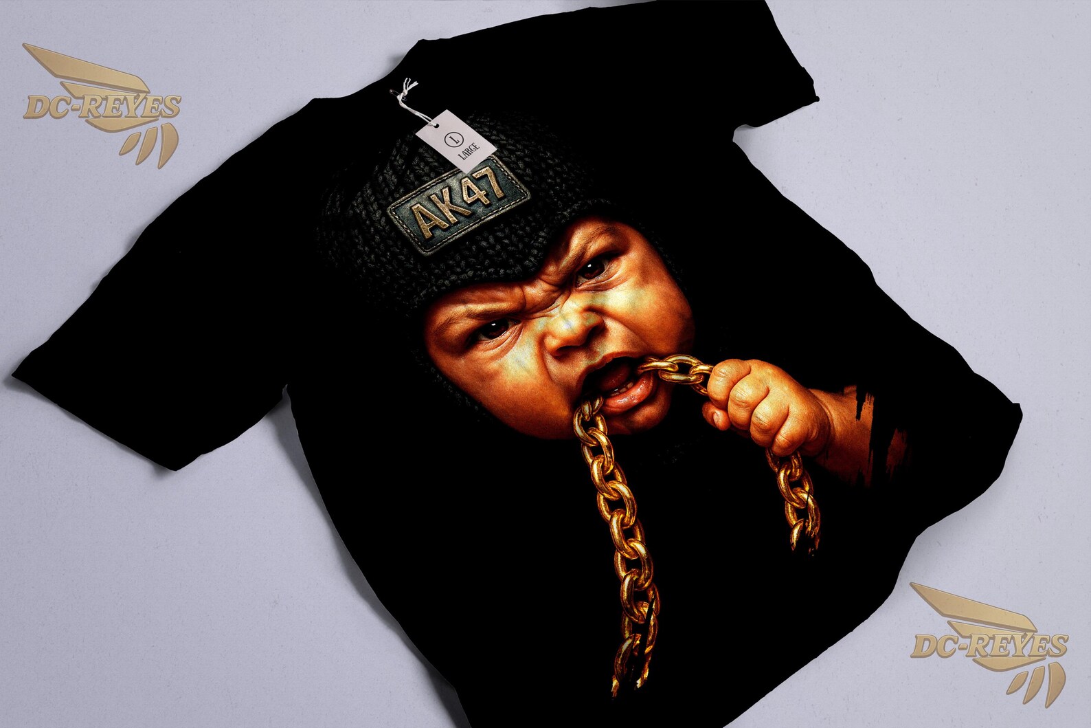 Mini Gangsta Pack – 4 PNG Halftone Designs for DTF T-shirts | Street ...
