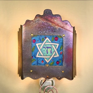 Star of David Night Light - Etsy