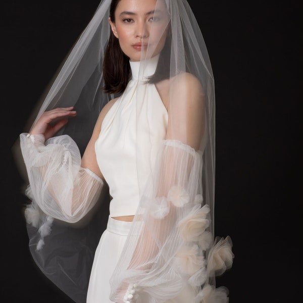 Silk Tulle Veil - Etsy