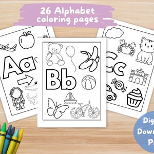 ABC Coloring Pages for Kids, Printable Alphabet Coloring Pages ...