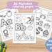 ABC Coloring Pages for Kids, Printable Alphabet Coloring Pages ...