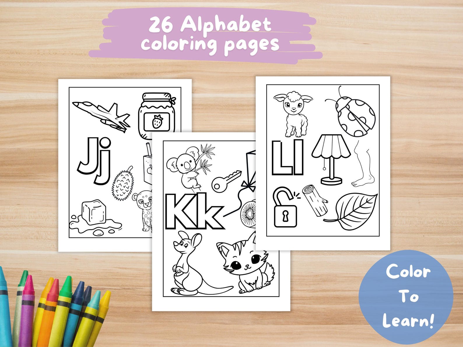 ABC Coloring Pages for Kids, Printable Alphabet Coloring Pages ...