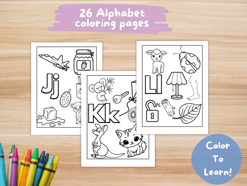 ABC Coloring Pages for Kids, Printable Alphabet Coloring Pages ...