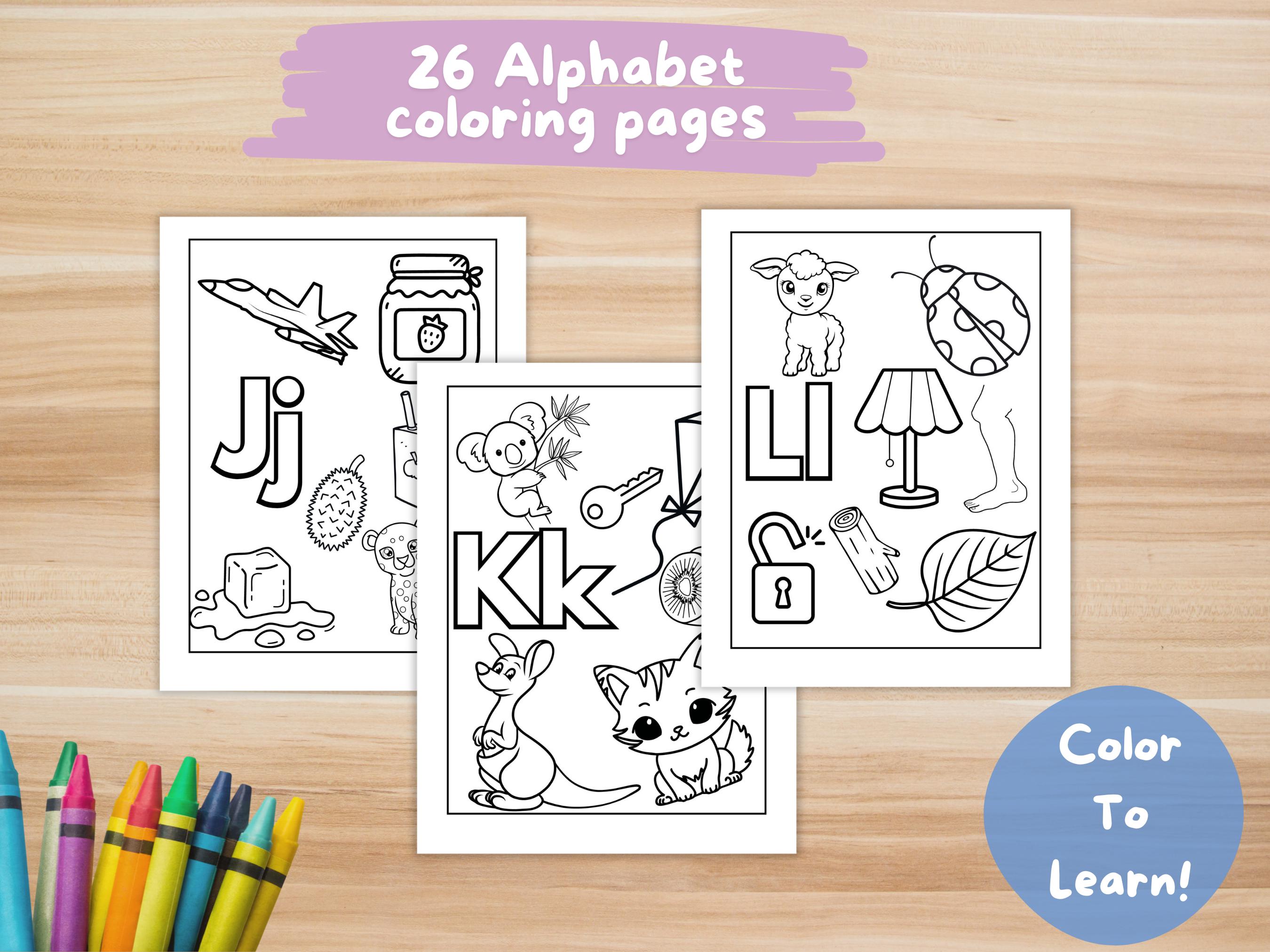 ABC Coloring Pages for Kids, Printable Alphabet Coloring Pages ...