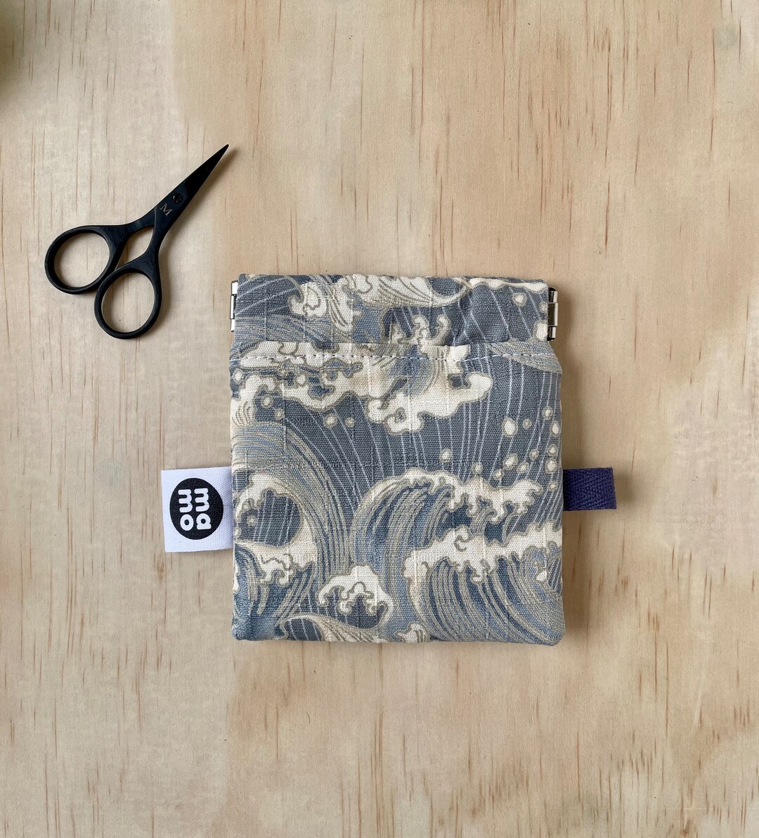 Ocean Waves Squeeze / Pinch Pouch, Small Purse - Etsy