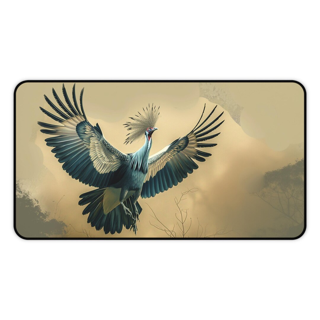 Secretary Bird Desk Mat – Gaming Mousepad - Etsy