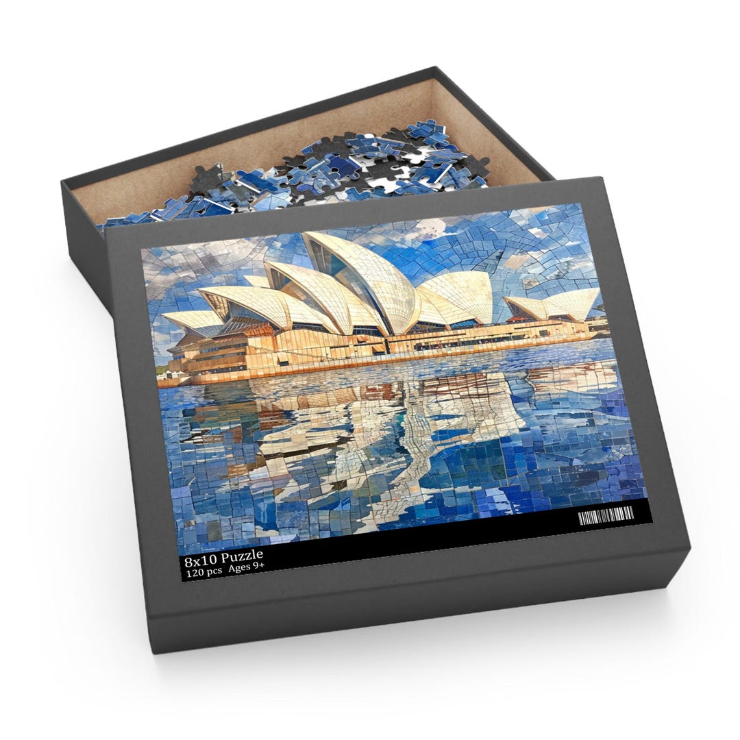 Sydney Opera House Jigsaw Puzzle: Mosaic Majesty, Family Fun - Etsy