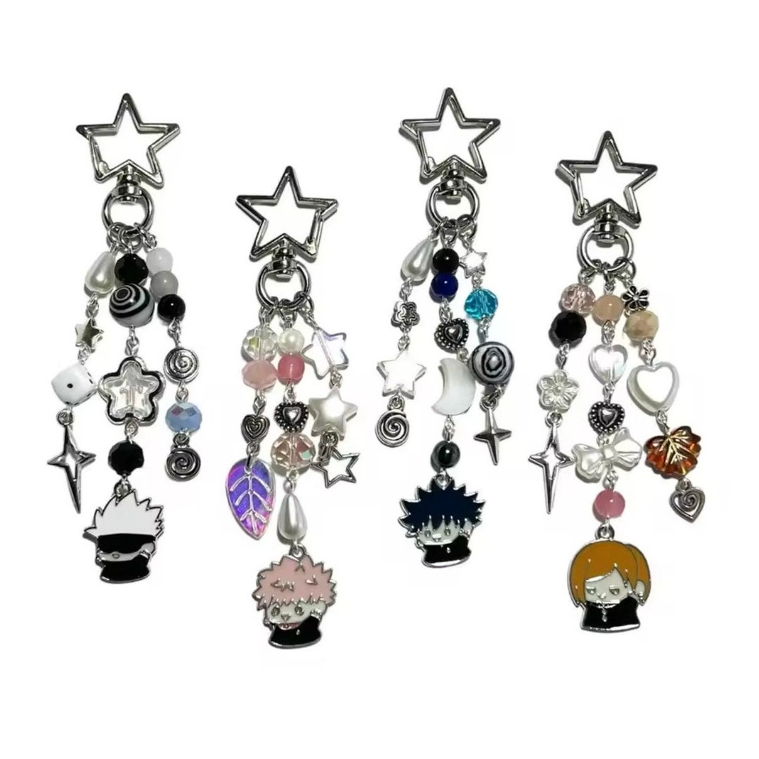 Gojo Charms Keychains | Y2k Accessories | JJK | Satoru Anime | Megumi ...