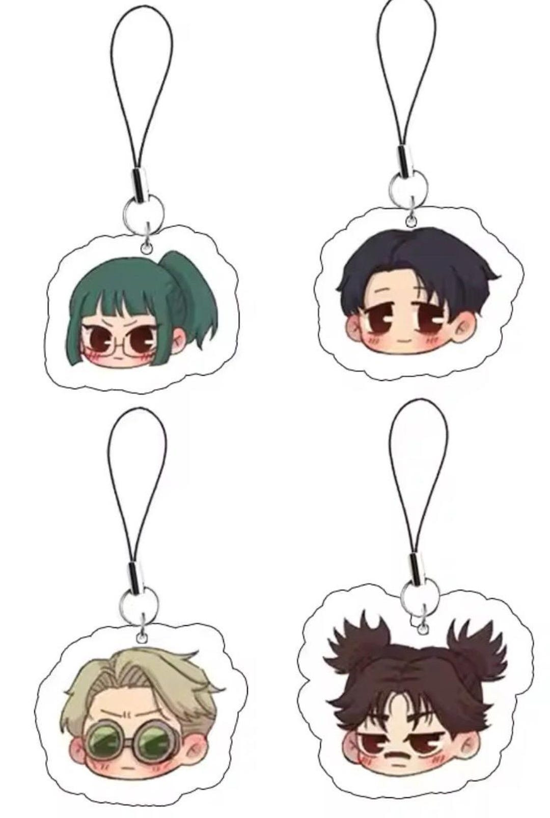 JJK Phone Charm | Jujutsu Kaisen Key Chain | Cute Anime Charm for ...