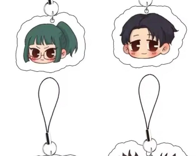 JJK Phone Charm | Jujutsu Kaisen Key Chain | Cute Anime Charm for ...