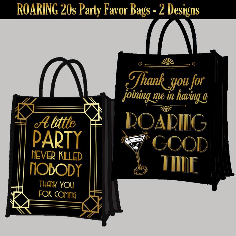 DIY Roaring 20s Party Deco Bundle Gatsby, Speakeasy, Prohibition Cake ...