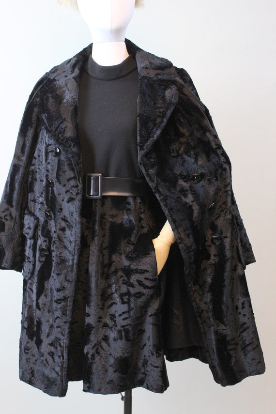 1960s JANE JUSTIN velvet mod dress and COAT small | n… - Gem