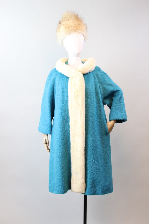1960s 1963 documented LILLI ANN mink fur mohair coat … - Gem