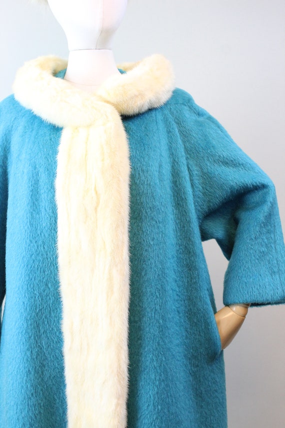 1960s 1963 documented LILLI ANN mink fur mohair coat … - Gem