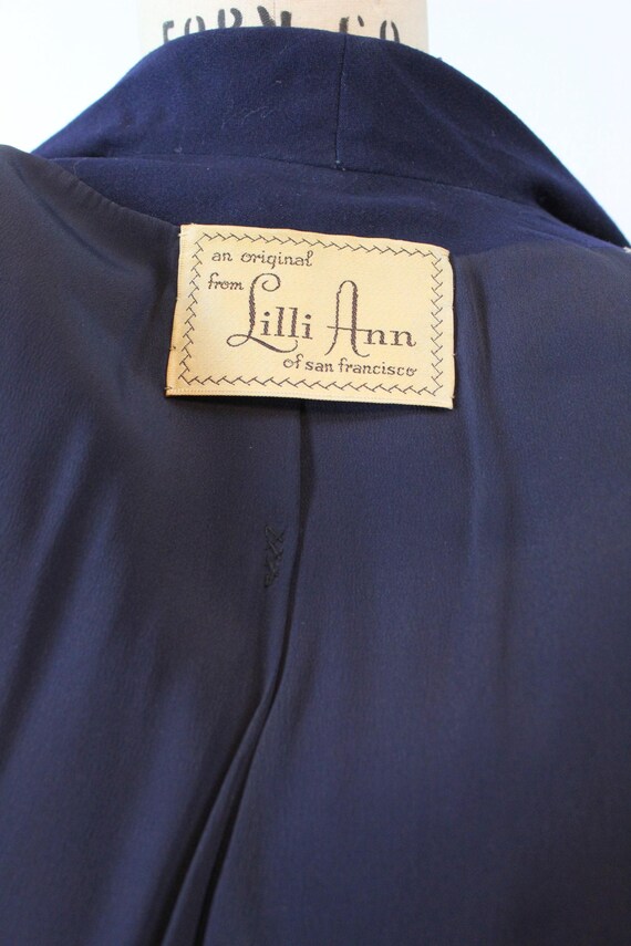 1950s 1951 documented LILLI ANN navy SUIT small mediu… - Gem