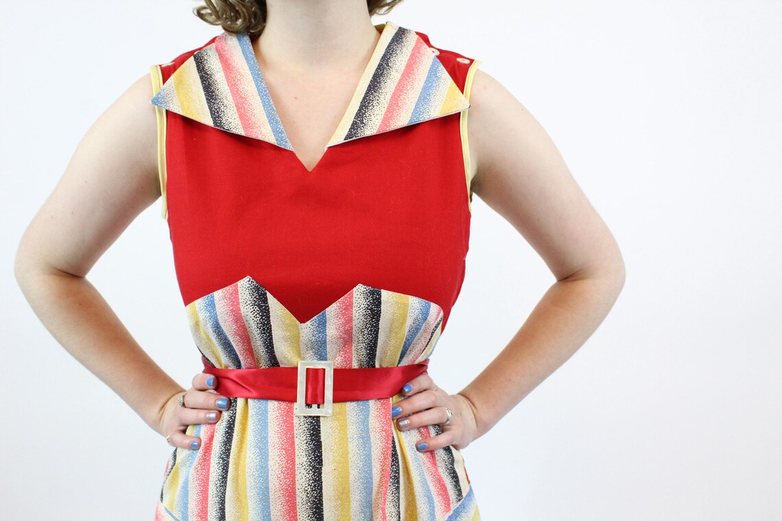 1930s Beach Pajamas Jumpsuit Xs Small | Vintage Beach Pyjamas Cotton ...