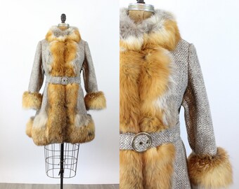 Red Fox Fur Coat - Etsy