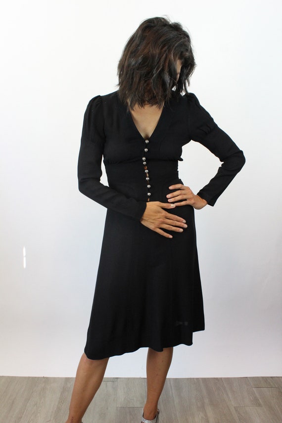 1970s OSSIE CLARK moss crepe dress xs | new spring su… - Gem