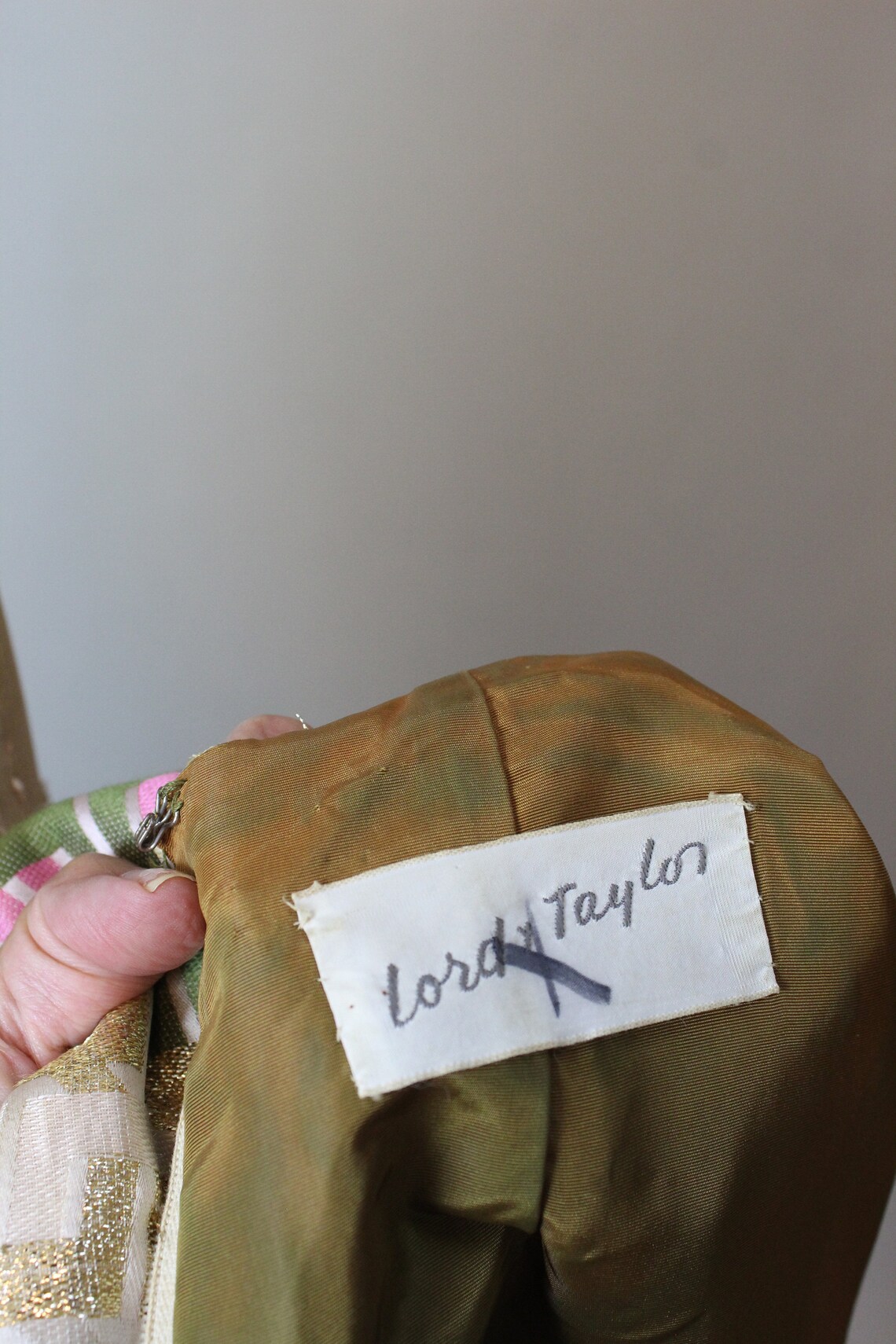 1960s LORD & TAYLOR Mod Gold Lurex Dress Small | New Spring Summer ...