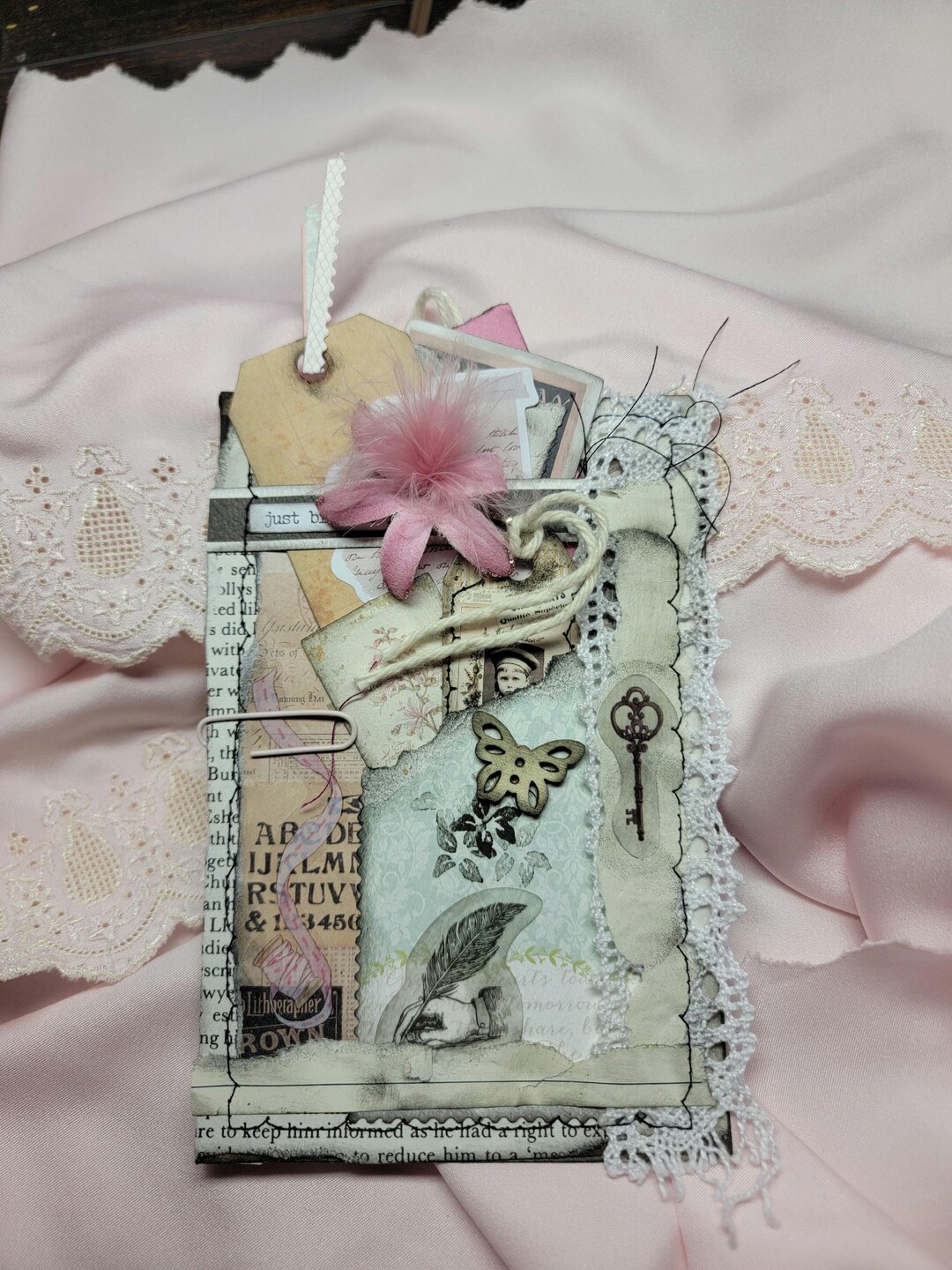 Junk Journal Scrapbooking Decorative Tag Index Card Size - Etsy