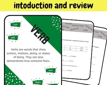 Nouns and Verbs Sorting Worksheets Kindergarten 1st First Grade ...
