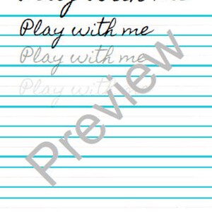 Practice Cursive | Cursive Handwriting Practice Packet - Etsy
