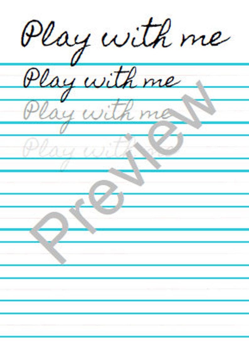 Practice Cursive | Cursive Handwriting Practice Packet - Etsy