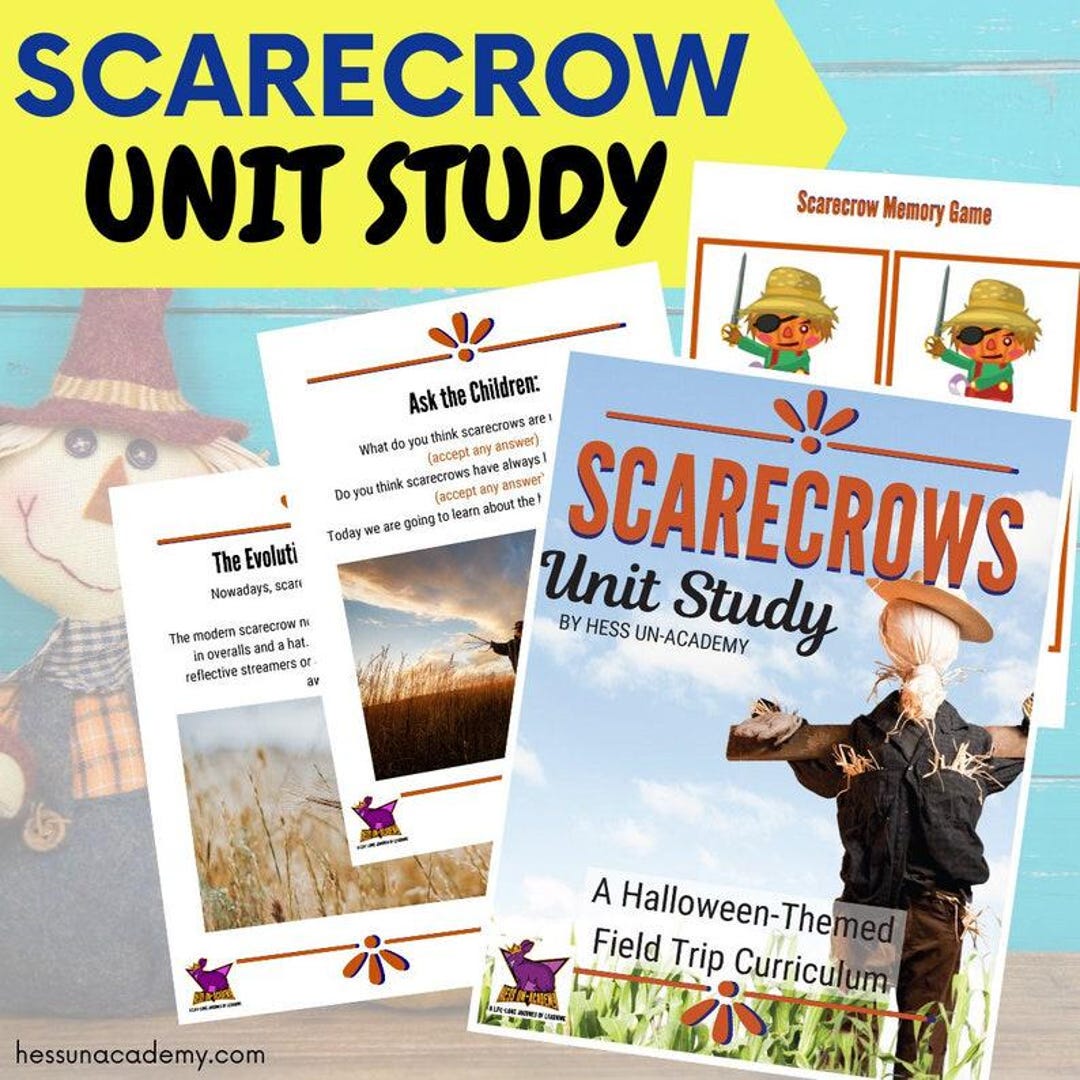 Fall Unit Study: All About Scarecrows - Etsy