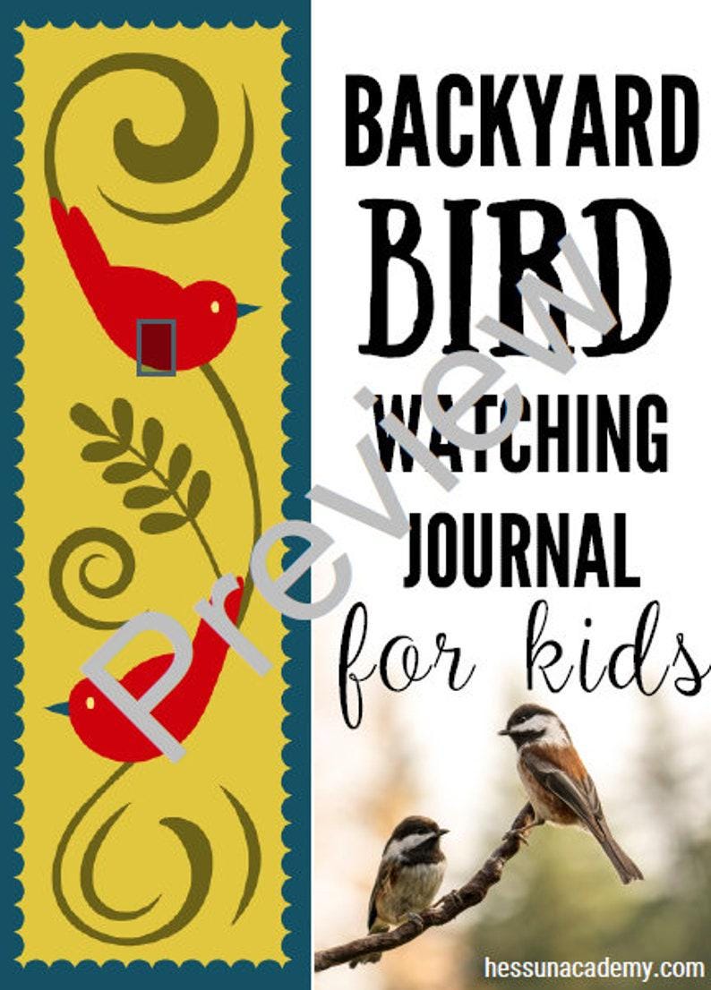 Backyard Bird Watching Journal for Kids (birding Observational Journal ...