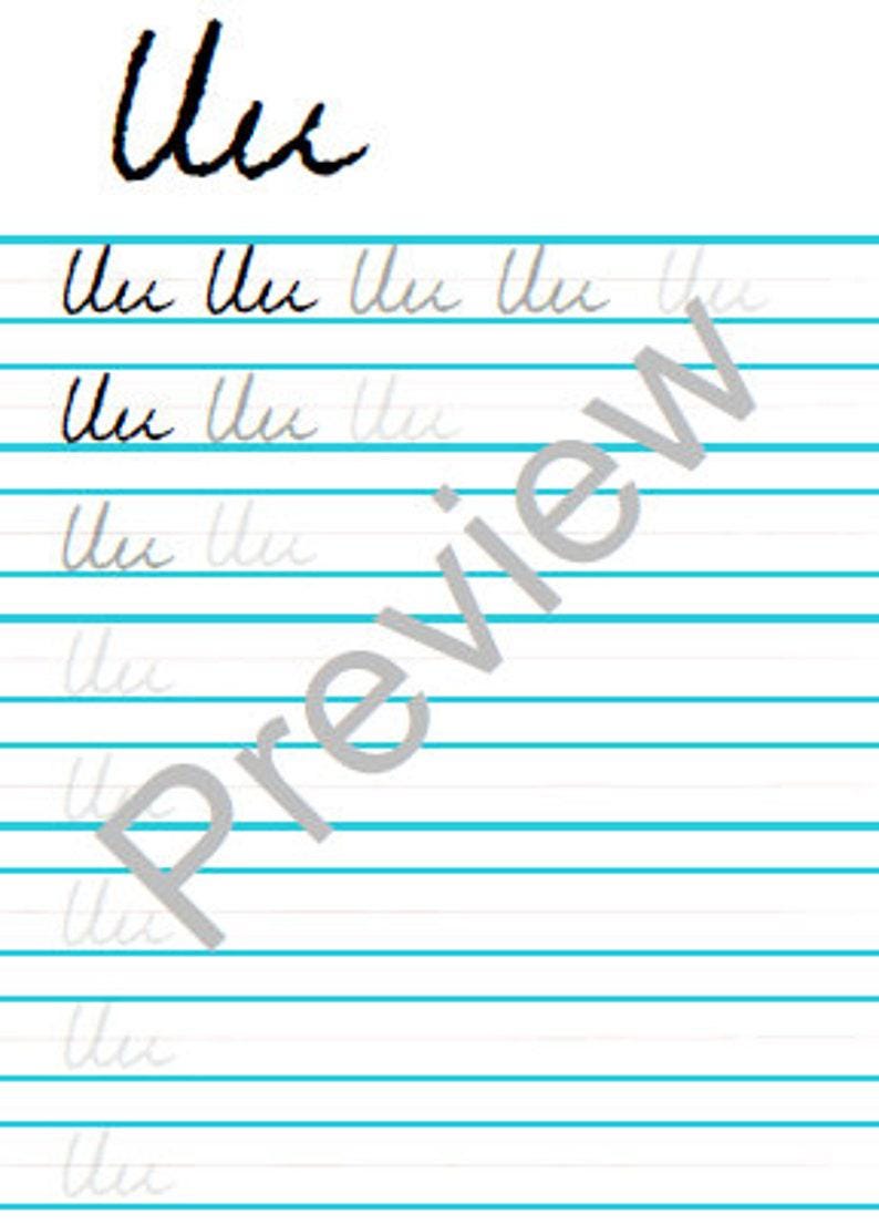 Practice Cursive | Cursive Handwriting Practice Packet - Etsy