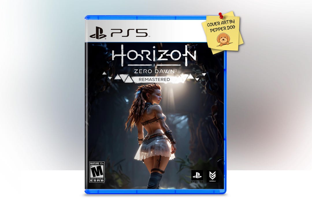 Horizon Zero Dawn Remastered - PS5 Cover Art Replacement｜with Case｜no ...