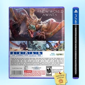 Monster Hunter World Iceborne Master Edition - PS4 Cover Art｜with Case ...