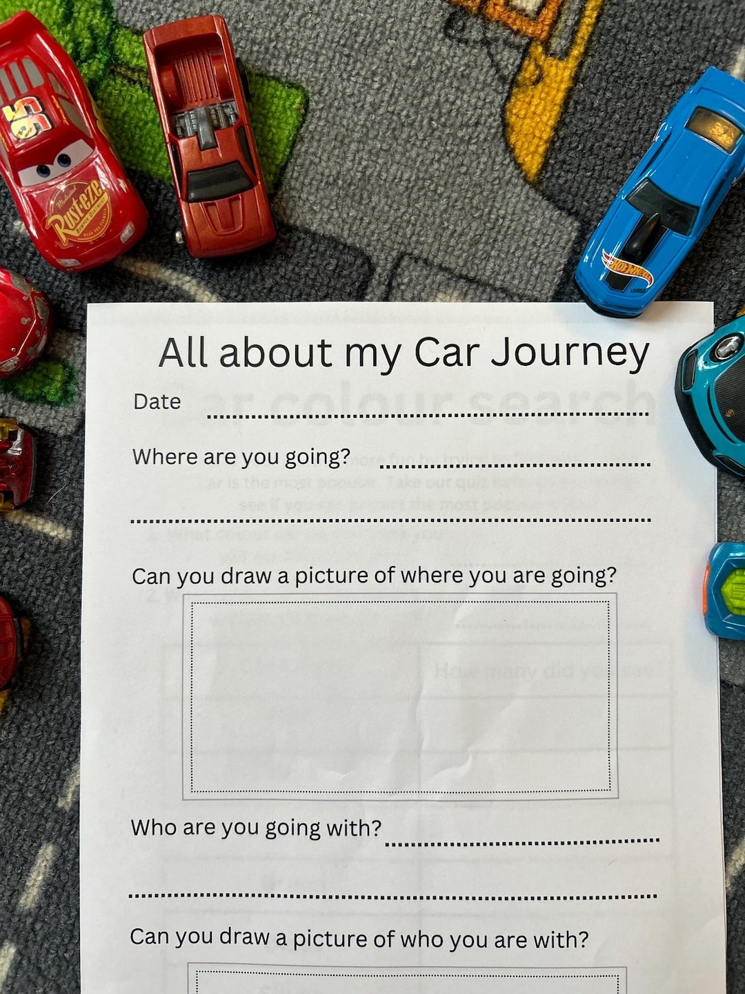 All About My Journey | Fun Travel Reflection Sheet for Kids | Printable ...
