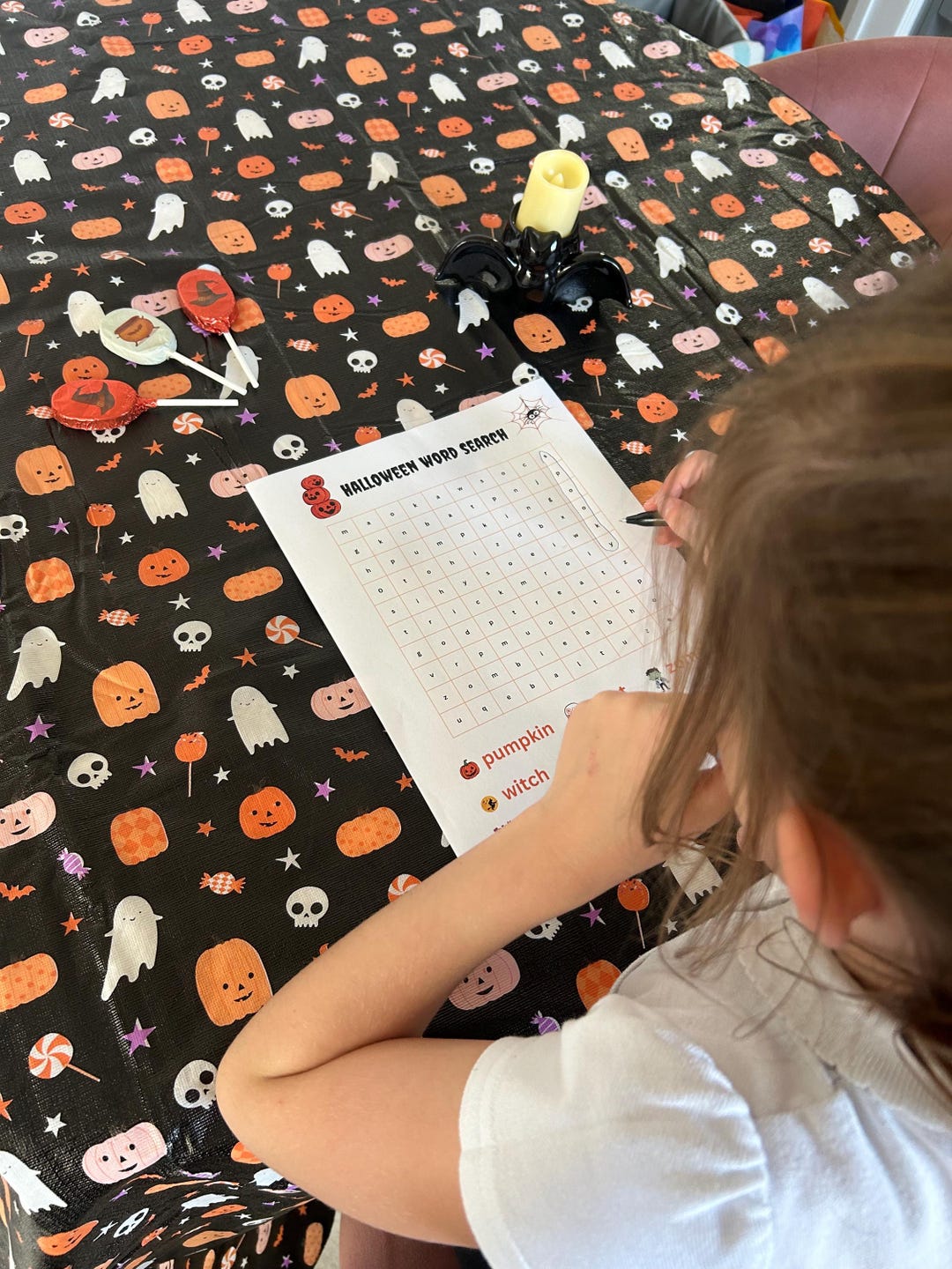 Halloween Themed Wordsearch Activity Sheet for Kids - Etsy UK