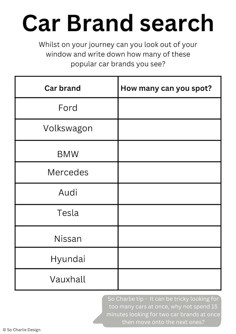 Kids Travel Activity Bundle | 5 Printable Worksheets | Fun Road Trip ...