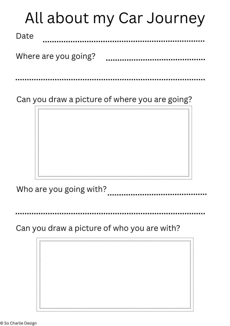 Kids Travel Activity Bundle | 5 Printable Worksheets | Fun Road Trip ...