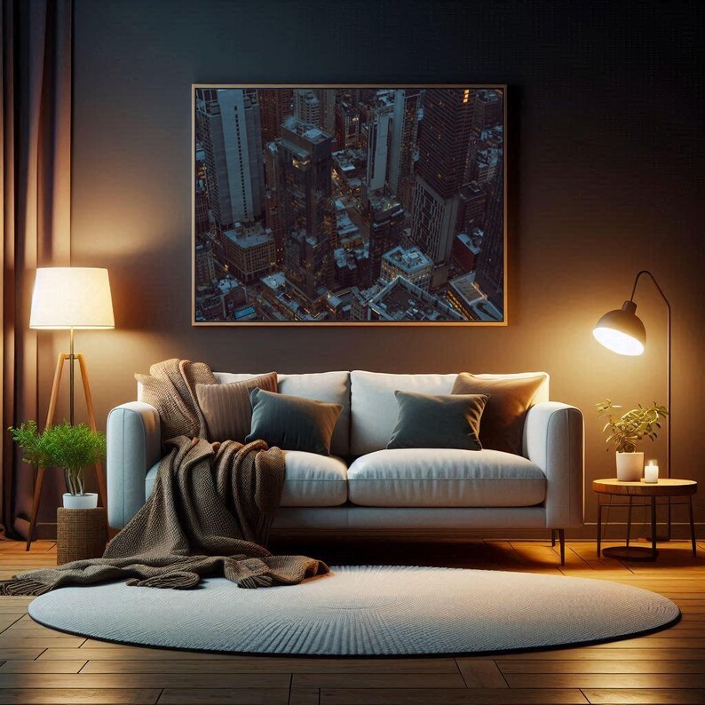 NYC Epic Aerial Cinematic Still, Street Photography, Wall Art Decor ...