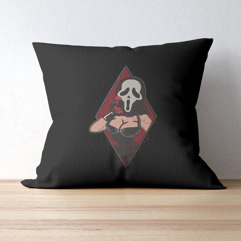 Scream Pin-up Machine Embroidery Design 7 Sizes Halloween Embroidery ...