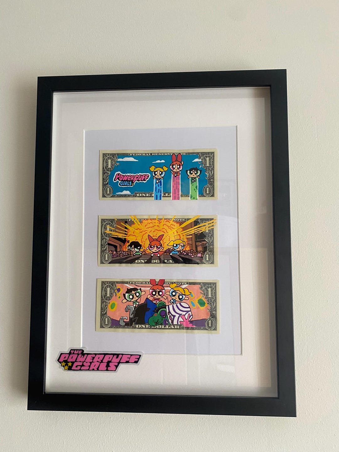 Power Puff Girls Dollar Art - Etsy