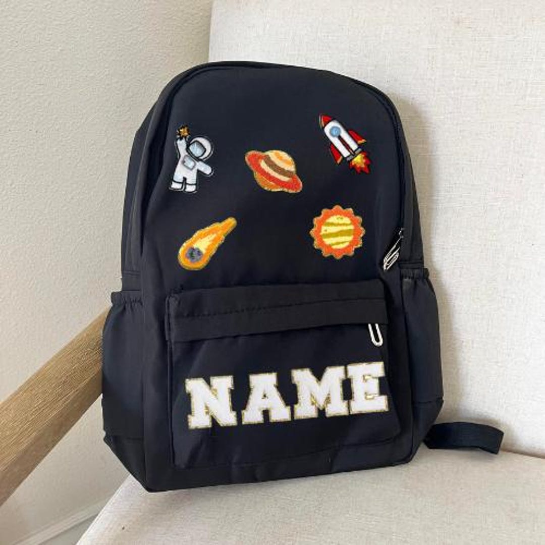 Personalized Space Theme Backpack | Custom Galaxy Backpack | Space ...
