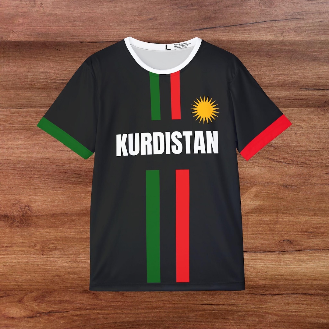 Kurdistan Sports Jersey, Kurdish Football Team Shirt, Soccer Player ...