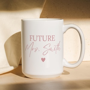Personalized Future Mrs Mug for Fiancé Coffee Mug Gift for Bridal ...