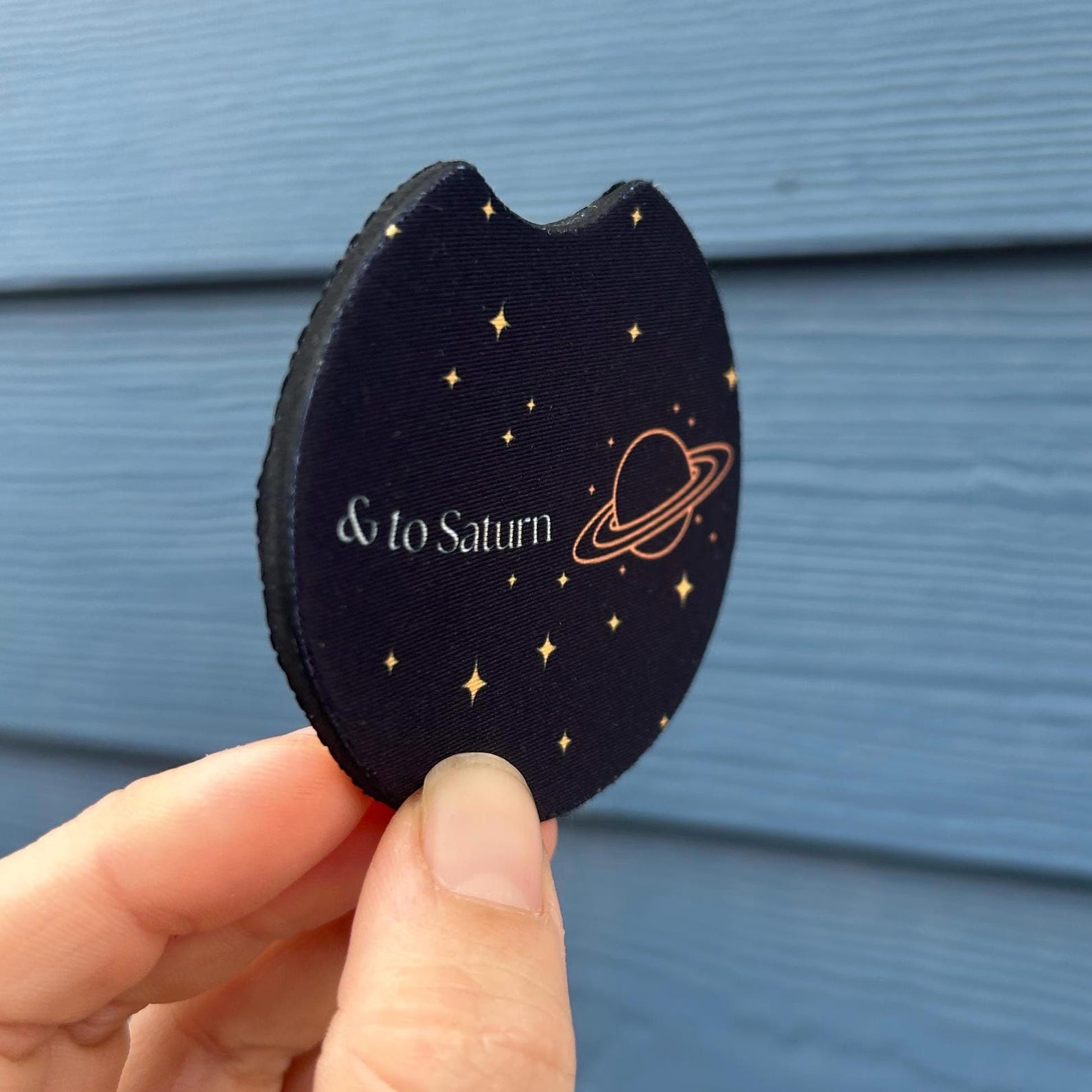 Neoprene Car Cup Holder Coasters- Love You to the Moon and to Saturn ...