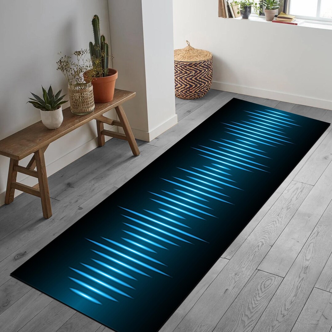 Sound Waves Runner,sound Waves Rug,sound Wave Pattern Rug,sound Design ...