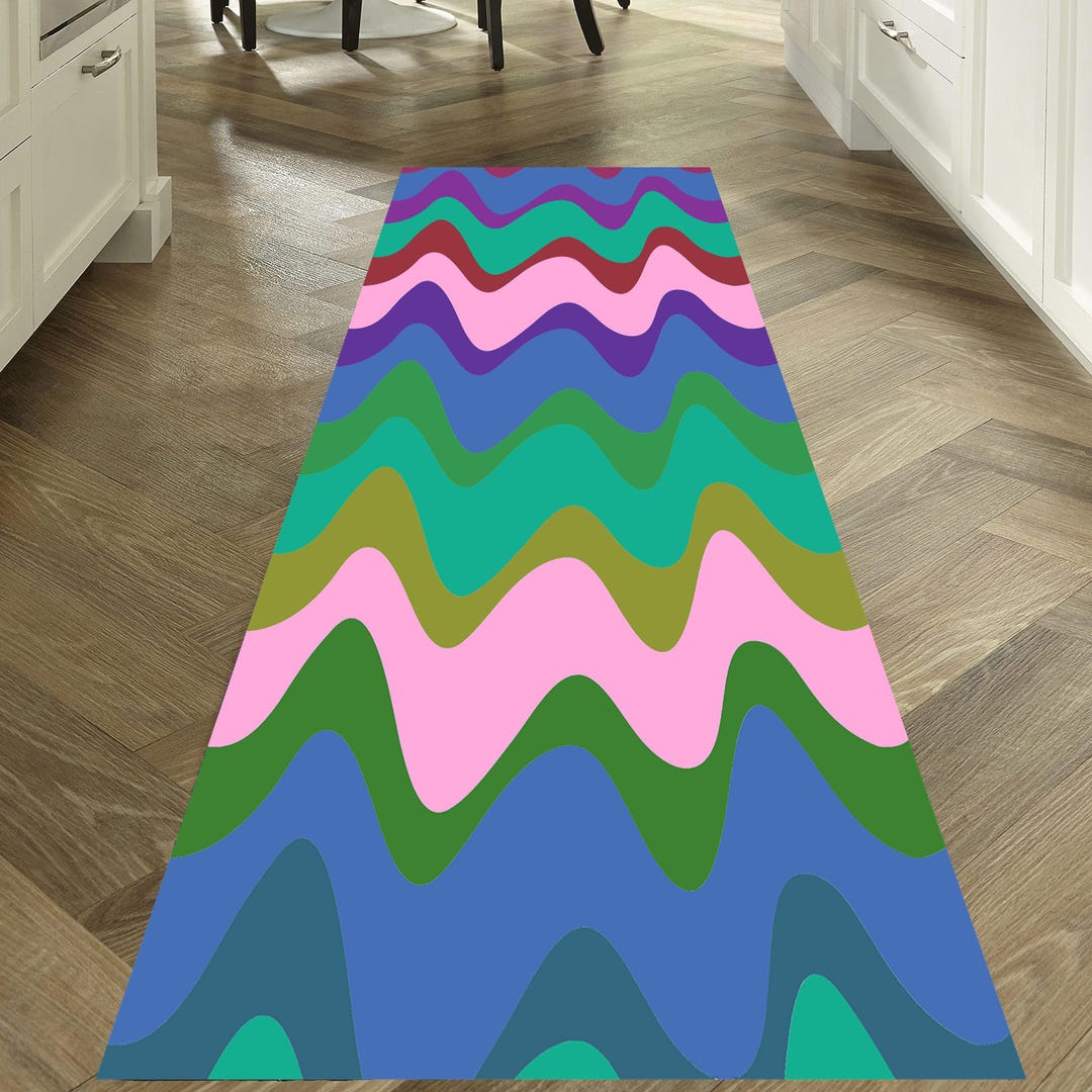 Wave Runner,wave Design,colour Wave,sea Wave Runner,ocean Wave Rug ...
