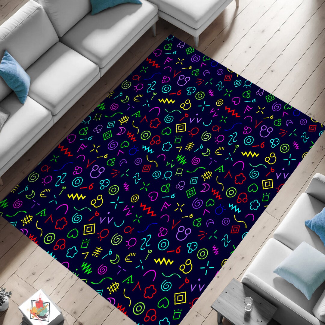 Retro Arcade Rug,arcede Rug,arcade Carpet,arcade Area Rug,arcade Saloon ...