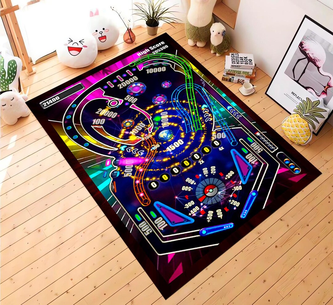 Pinball Rug,pinball Machine Rug,pinball Table Rug,pinball Playfield Rug ...